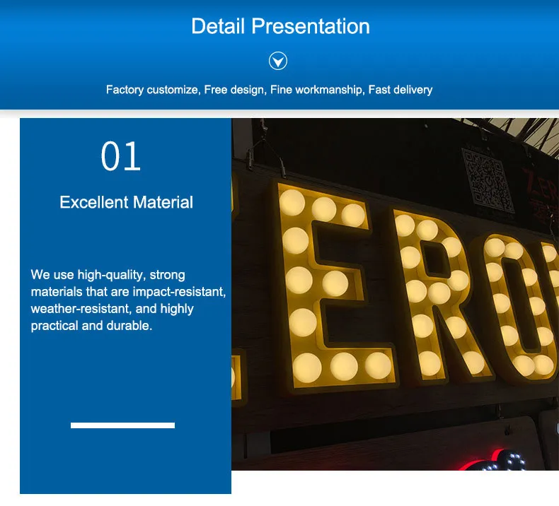 Expert Large Marquee Letters Manufacturer in China - LITASIGN